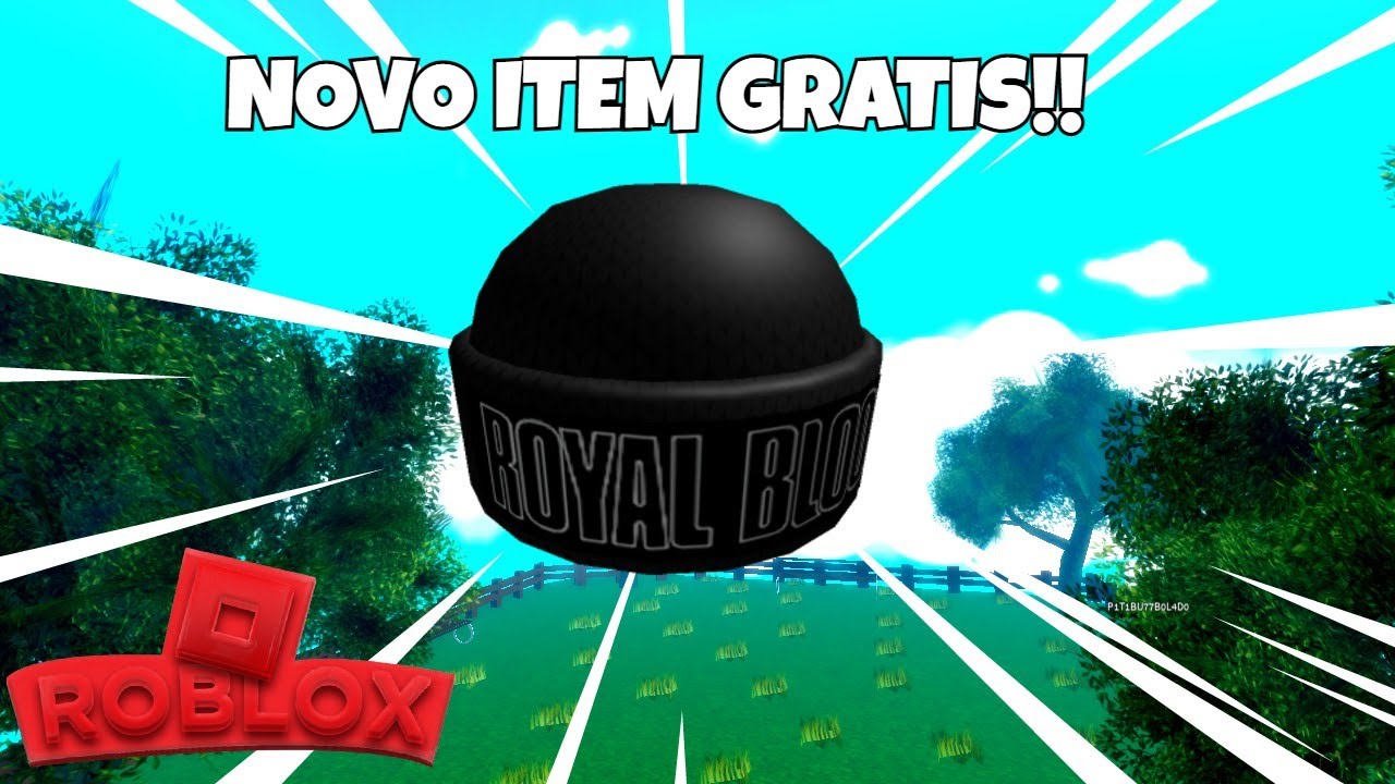 NOVO ITEM GRATIS (Royal Blood Beanie) CORRE PARA PEGAR!! - Roblox - YouTube