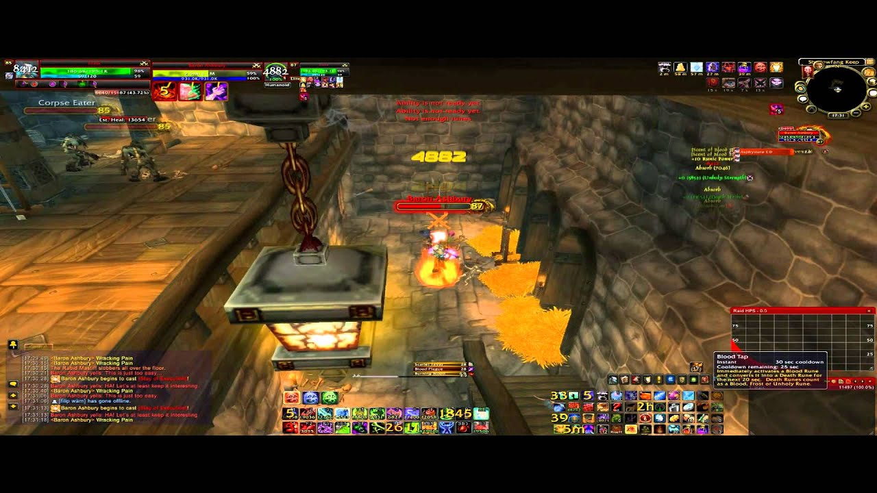 Solo - Shadowfang Keep Heroic - Baron Ashbury - YouTube