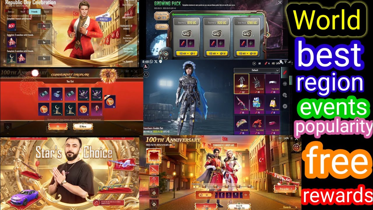 PUBG new events tips and tricks || world best region for events and ...