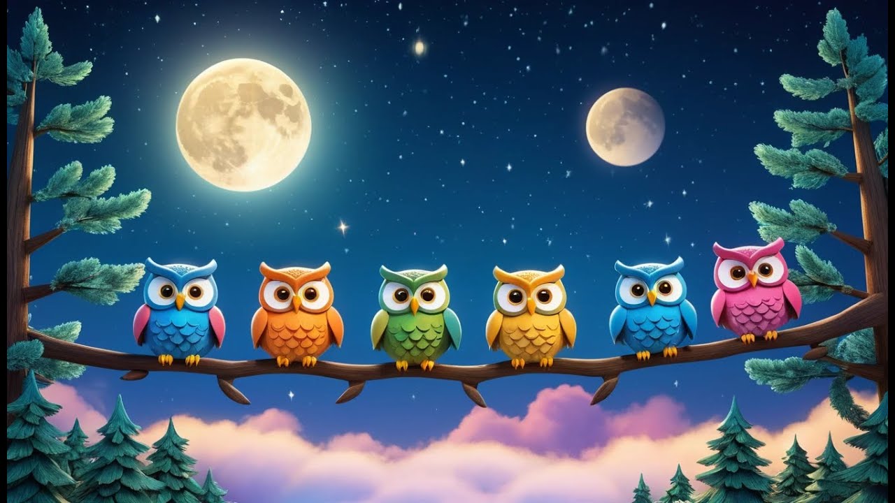 Owl Song – Guess Who Hoots First? | Nighttime Animal Rhyme for Kids ...