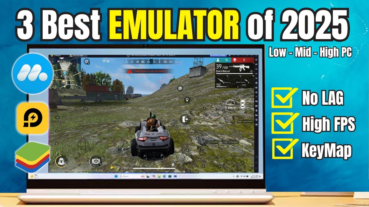 3 Best Android EMULATORS for PC/Laptop in 2025 (Low - Mid- High PC ...