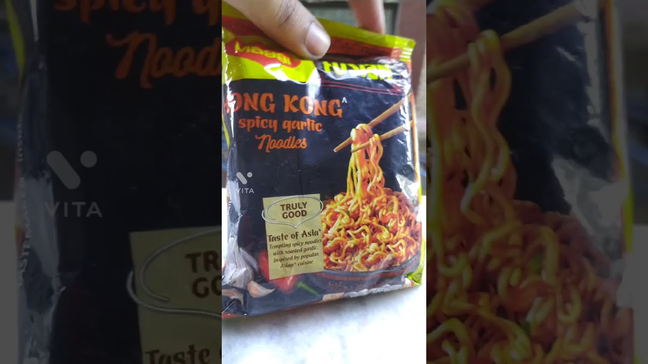 MAGGI Fusion HONG KONG Spicy Garlic Noodles - YouTube