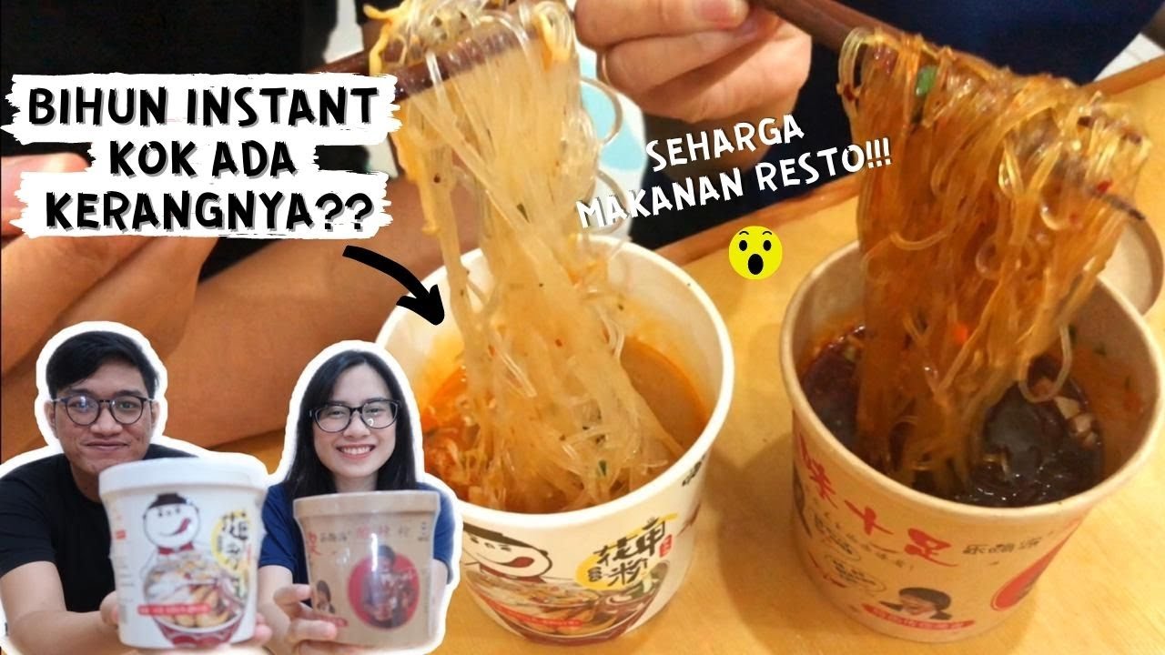 BIHUN INSTANT SUPER ENAK !!! 1 CUP Rp 50.000 ?? - YouTube