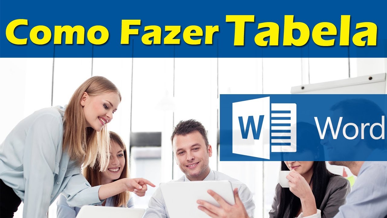 TABELA NO WORD: Como fazer, Criar e formatar corretamente! 2020 - YouTube