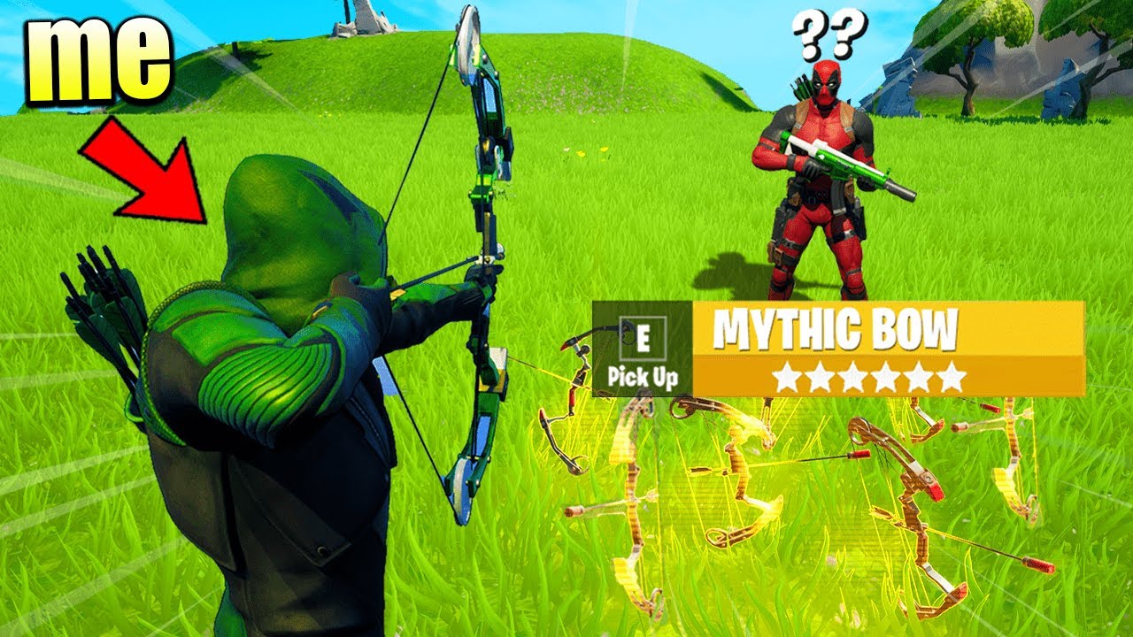 I Pretended to be GREEN ARROW in Fortnite - YouTube