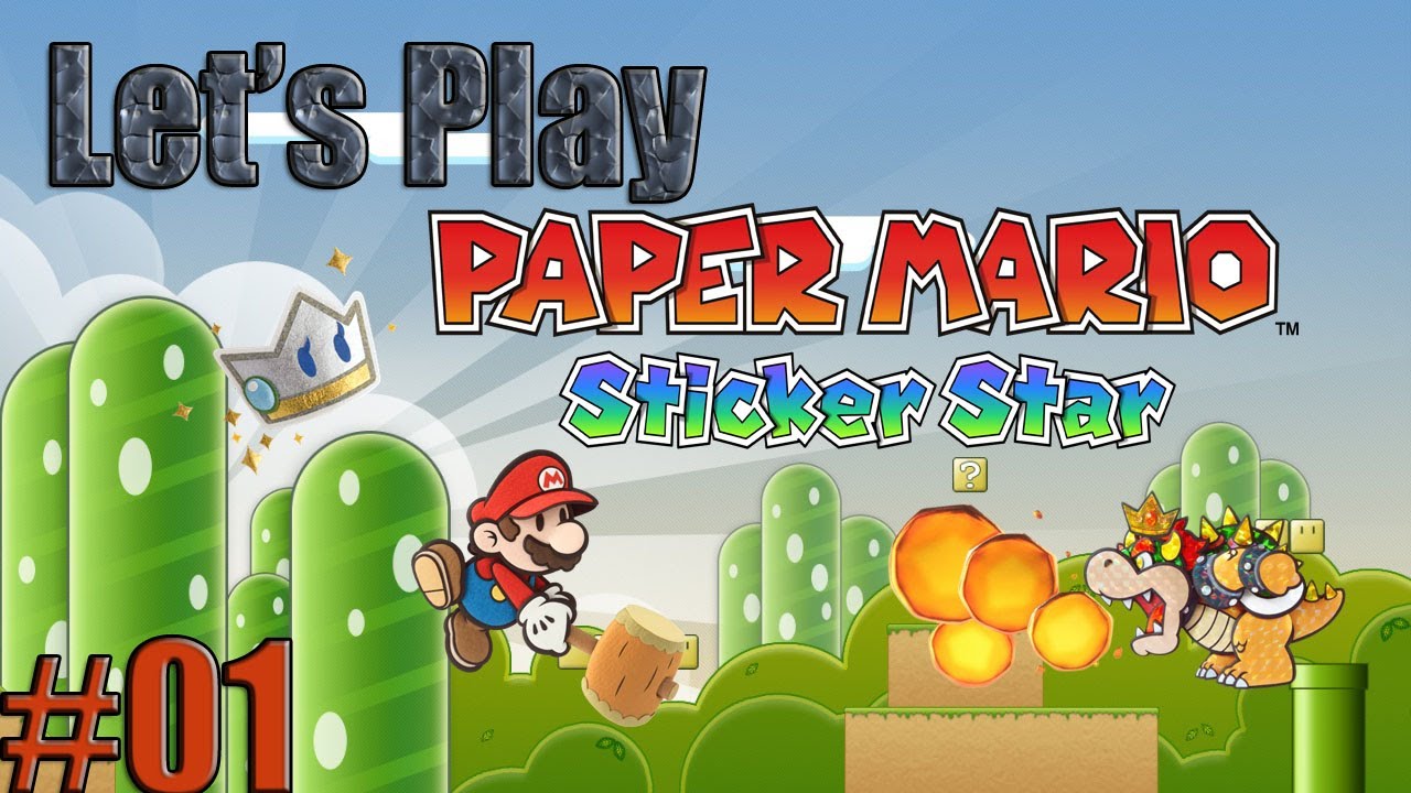 Let's Play Super Mario Sticker Star Episode 1 - YouTube
