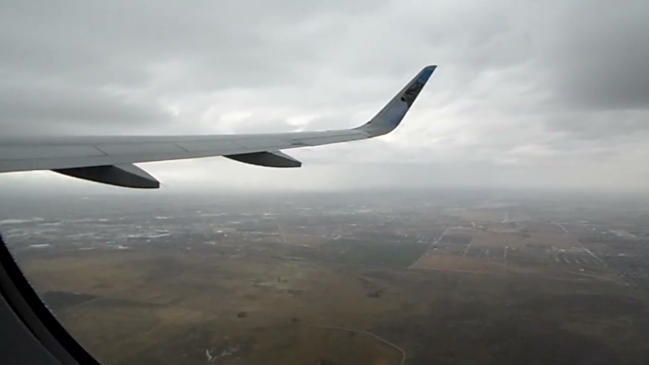 Bumpy Takeoff Flying From Denver to SF May 2017 - YouTube