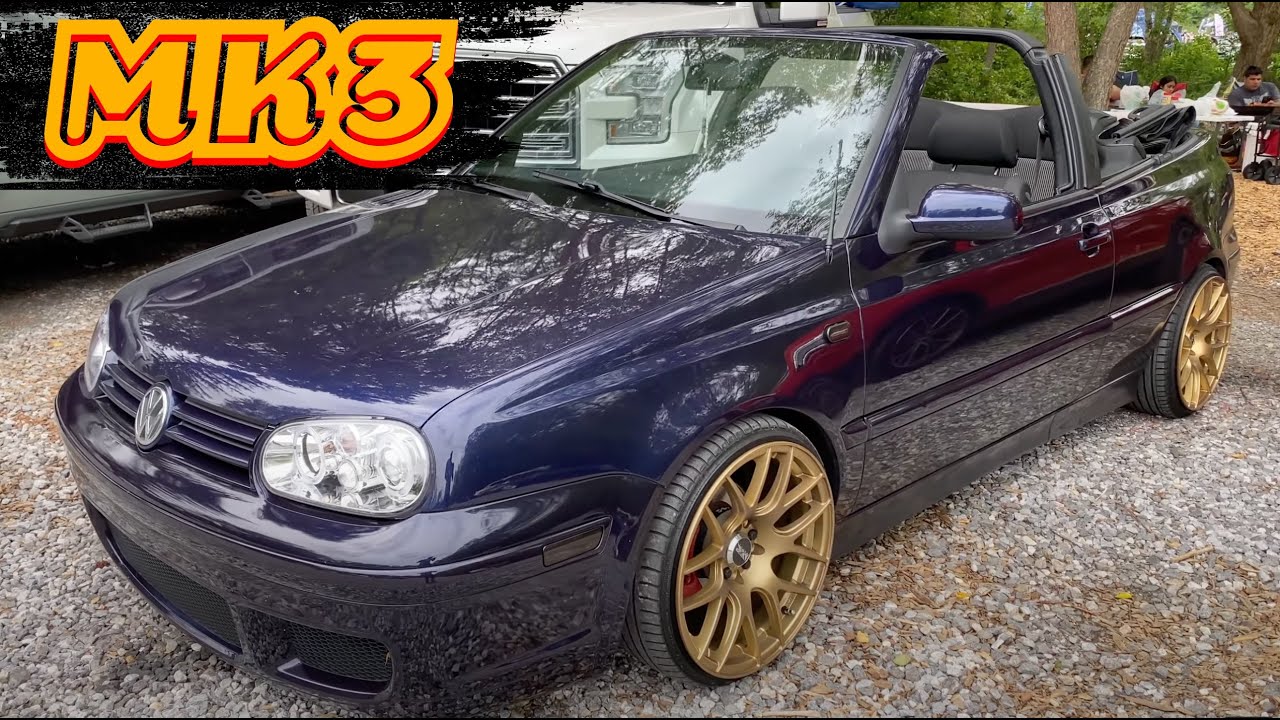 MYSTIC BLUE PEARL Mk3 VOLKSWAGEN GOLF CABRIO - YouTube