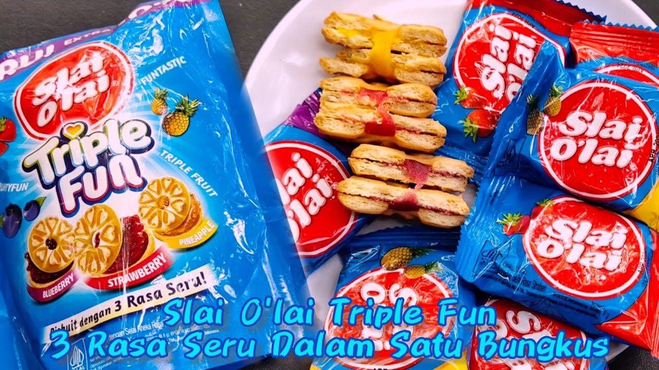 Slai Olai Triple Fun Review Slai O'lai Bikin Funnya Berlipat Lipat 3 Rasa Dalam Satu Bungkus ...