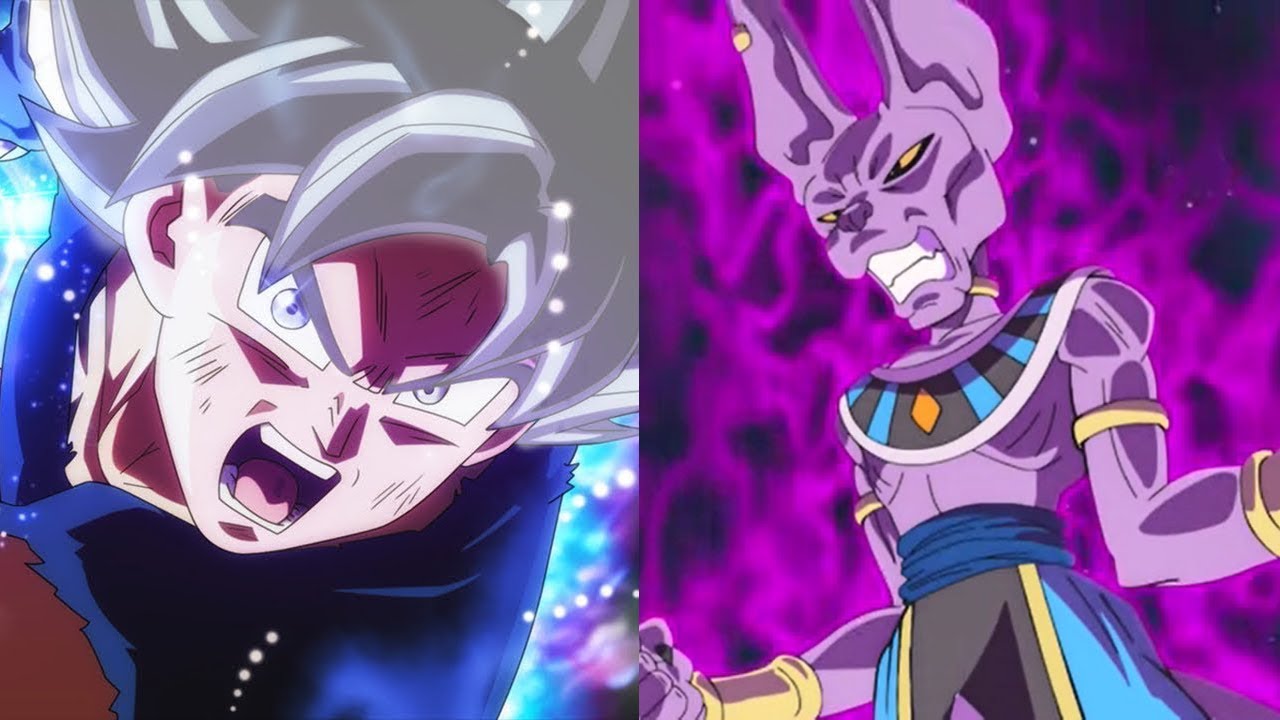 DBZMacky Goku vs Beerus Rematch Power Levels (Dragon Ball Super) - YouTube