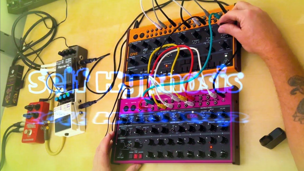 Repetitive Sequence With Improvised Knob Tweaking - Behringer Crave and Edge - YouTube