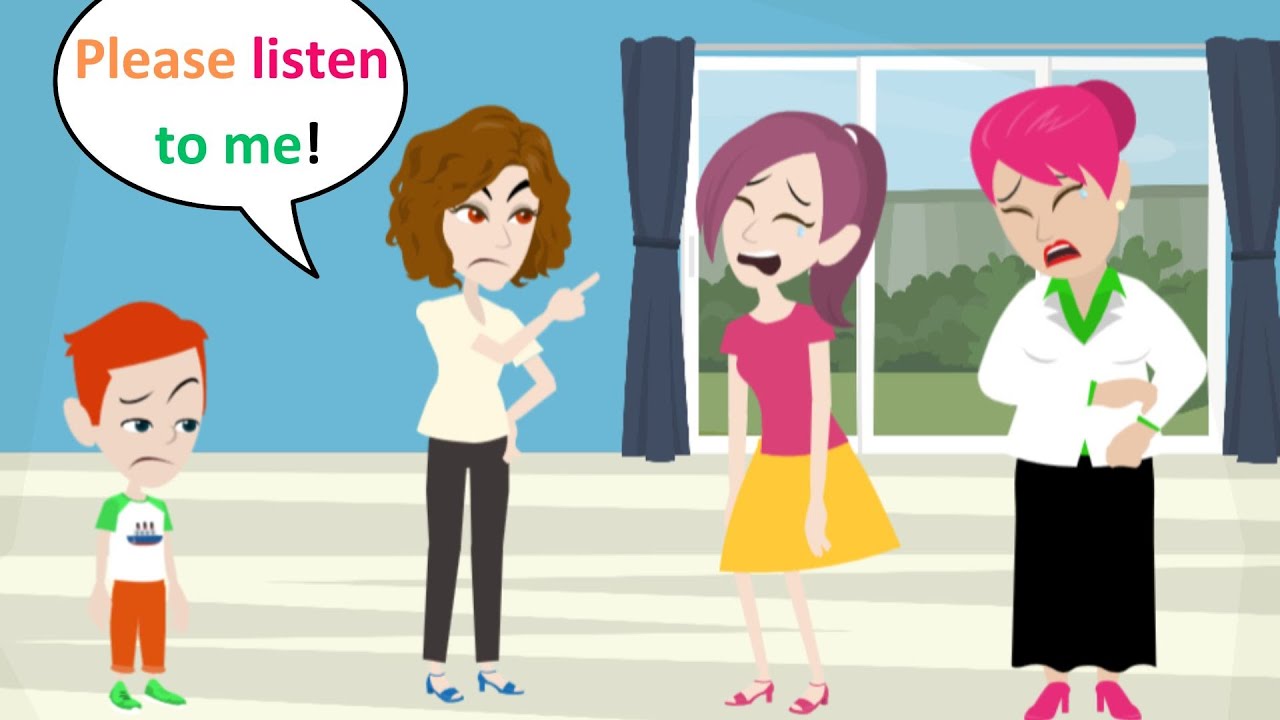 Lucas's mother is strict - Comedy Animation English Story - Lucas ...