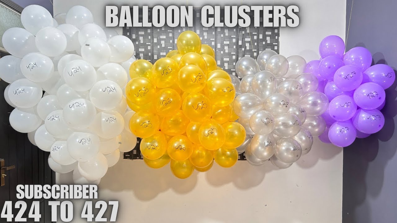 Balloon Cluster Popping For Our new Subscriber!|Popping balloon pop ...