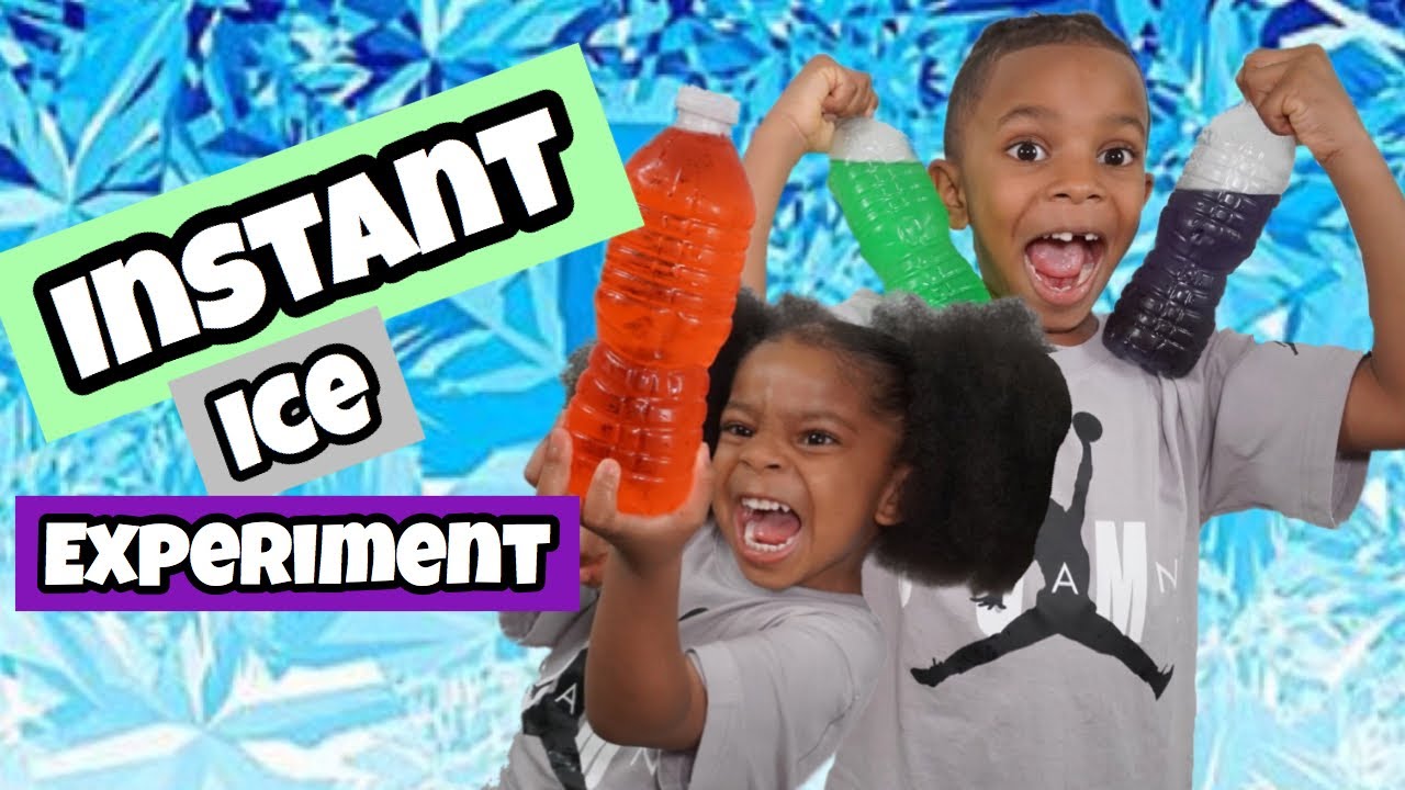 Instant Ice Experiment | Science For Kids | DIY SCIENCE EXPERIMENTS ...