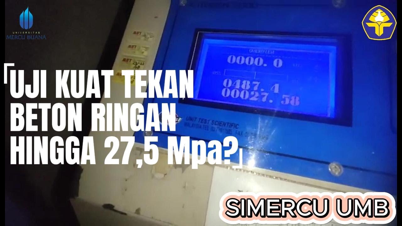 LOMBA BETON NASIONAL PESC PNB 2023_Pengujian Kuat Tekan & Pengujian ...