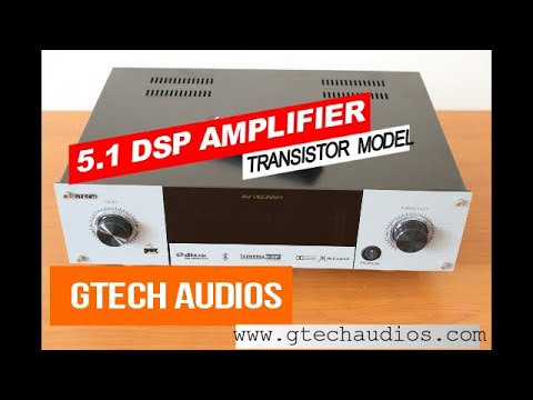 5 1 DSP DIGITAL TRANSISTOR AMPLIFIER - GTECH - YouTube