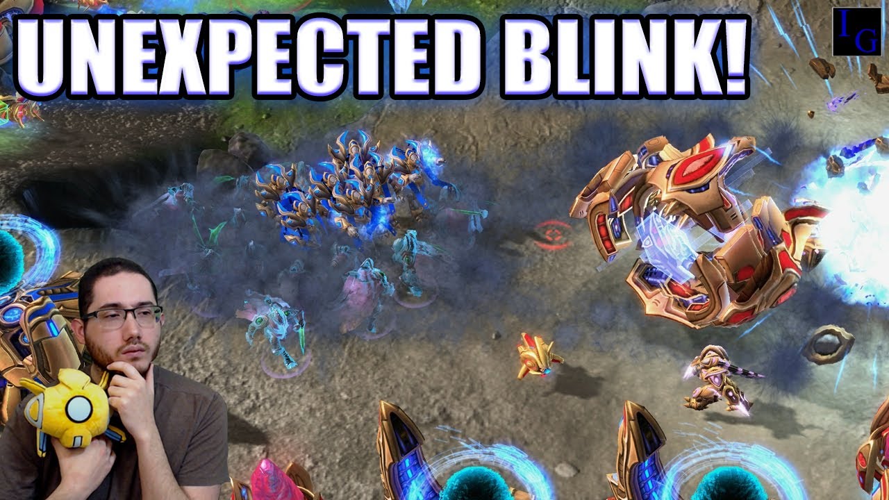 SURPRISE Dark Templar Blink! | StarCraft 2 SC2 Highlight 4v4 1v1 Viewer ...