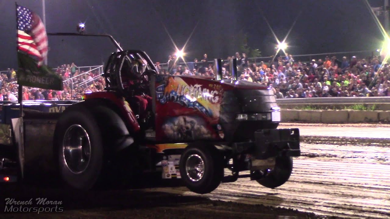 Super Stock Pulling Tractor Ride The Lightning - YouTube
