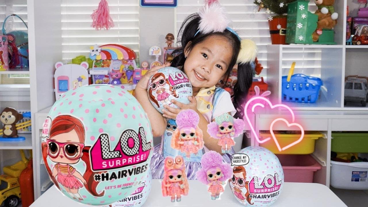 LOL Surprise Hair Vibes Dolls Mix & Match Hair - YouTube