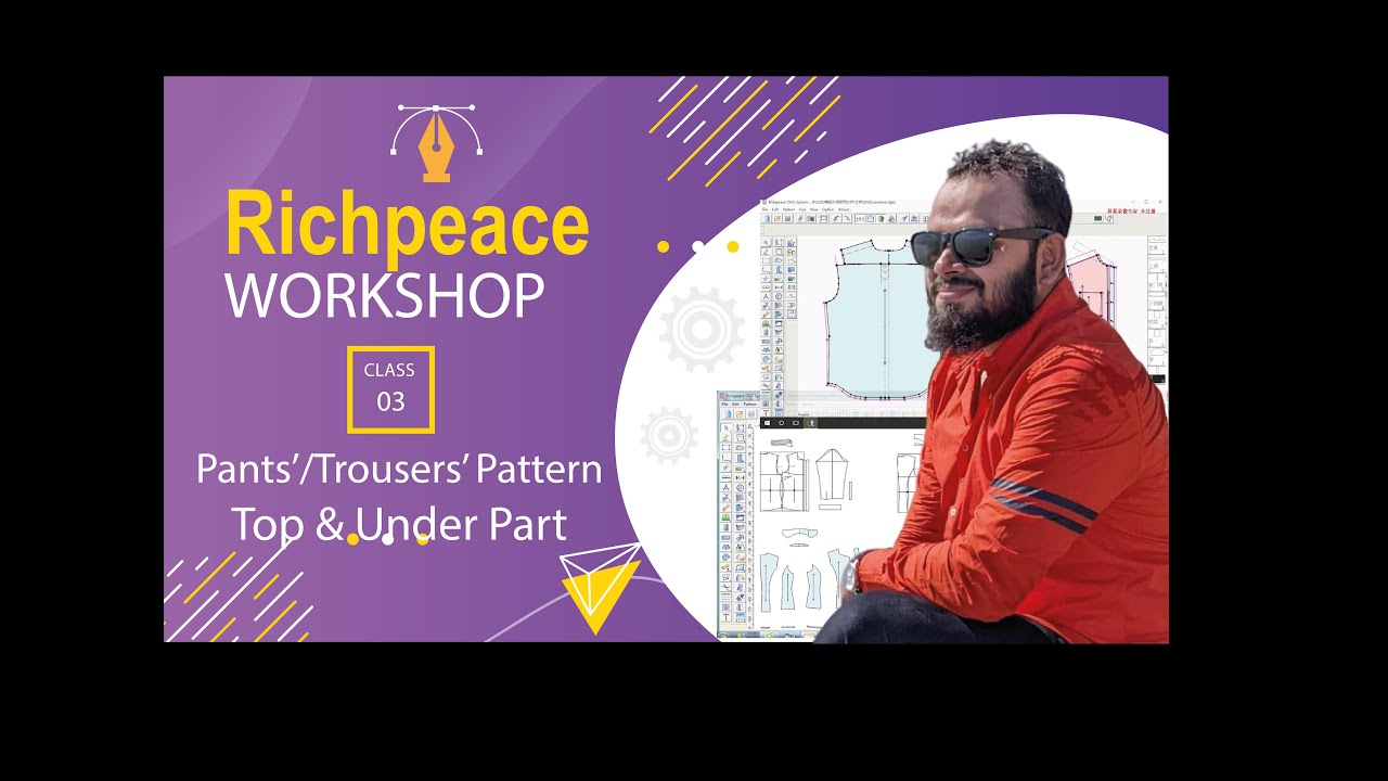 07.Pants/Trousers' Pattern development (Top & Under Part ) - YouTube