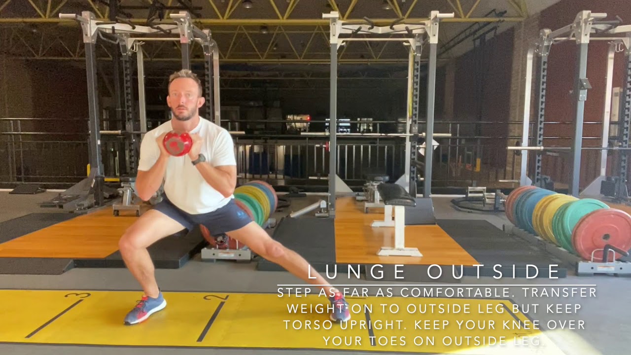 Lateral + Crossover Lunge - YouTube