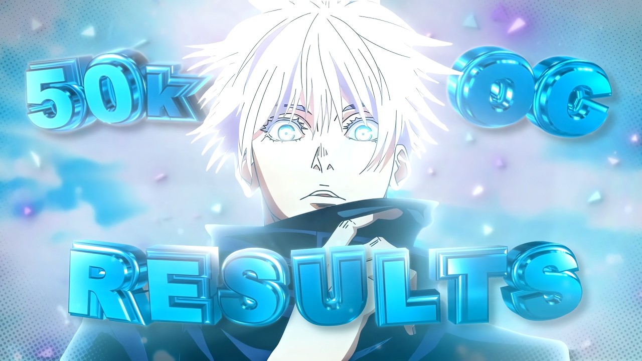 rwtbr's 50K OC RESULTS 🎉🏆 [EDIT/AMV]! - YouTube