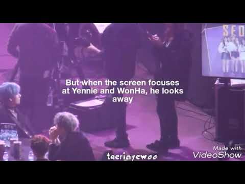 BTS V on GFriend Yerin saranghamnida [ SMA 2019 ]