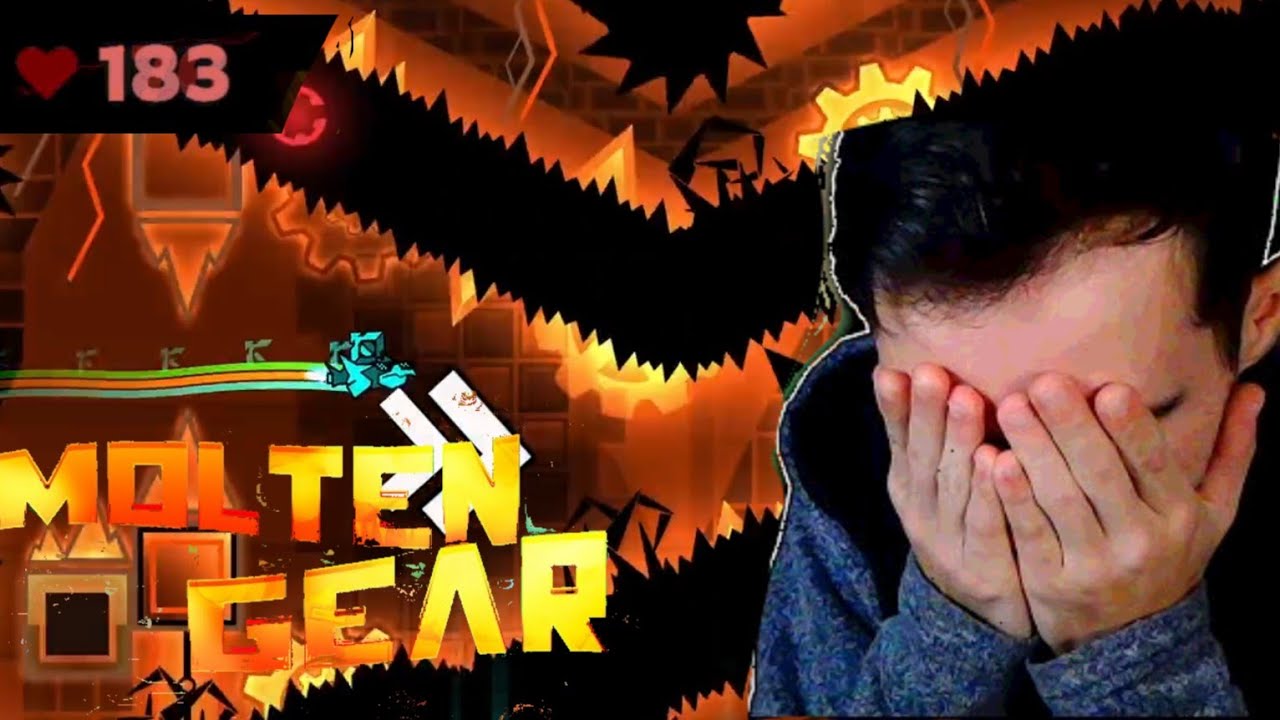 GUITARHEROFAIL: MOLTEN GEAR (Geometry dash) - YouTube