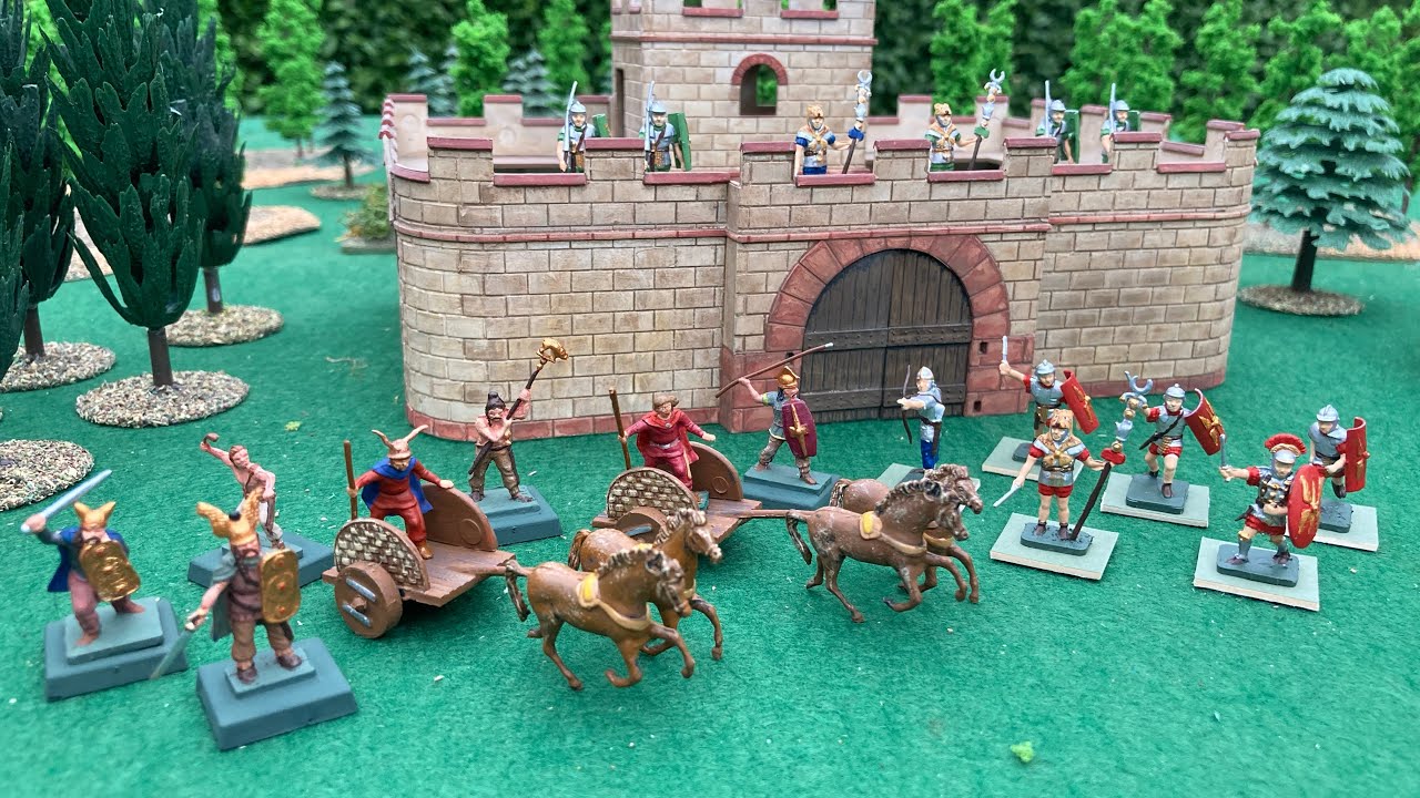 Airfix HO/OO Romans, Ancient Britons, Hadrian’s Wall Fort - YouTube