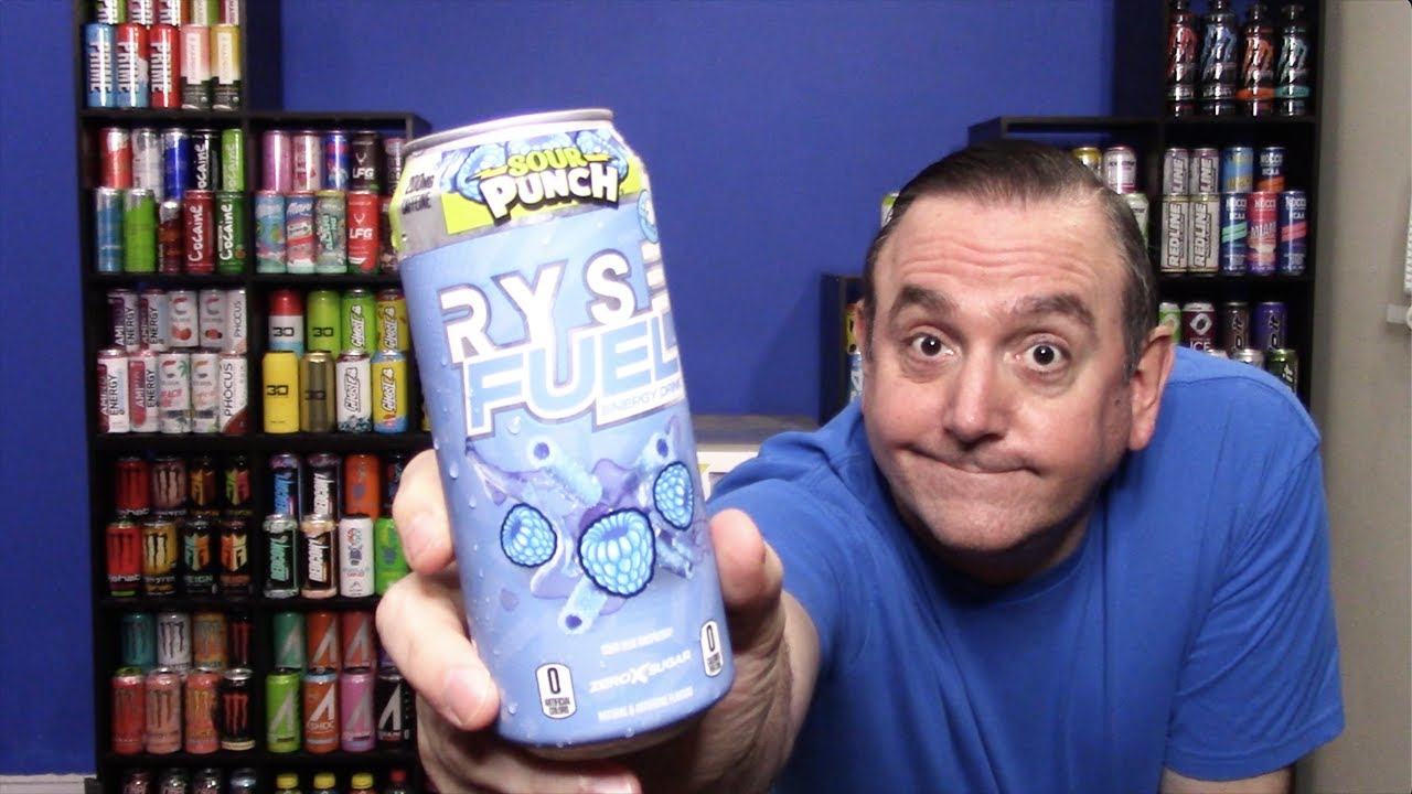 Best Sour Blue Raspberry out there? Ryse Sour Punch Energy Drink Review ...