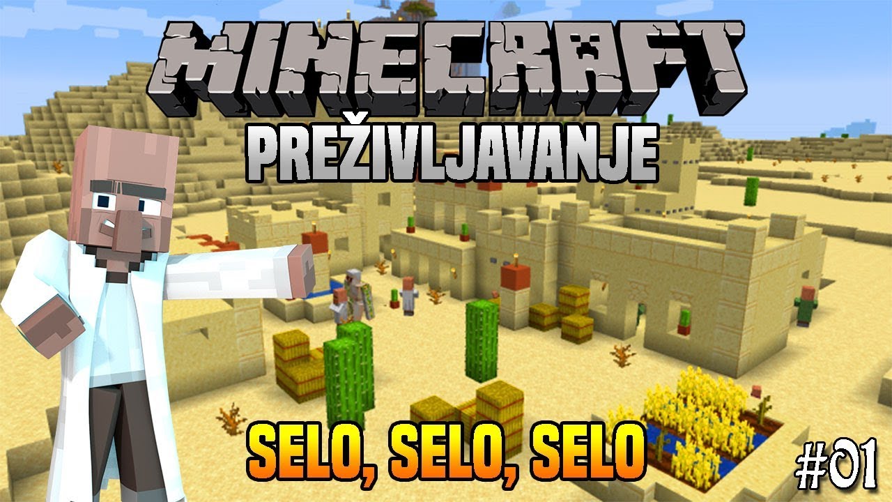 Minecraft: SELO, SELO, SELO | Preživljavanje #1 - YouTube