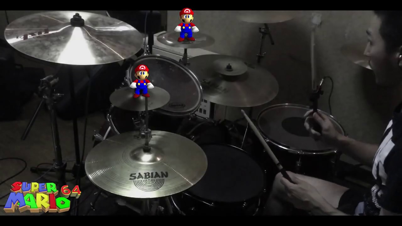 SUPER MARIO 64 - SLIDER 【drum cover】 - YouTube