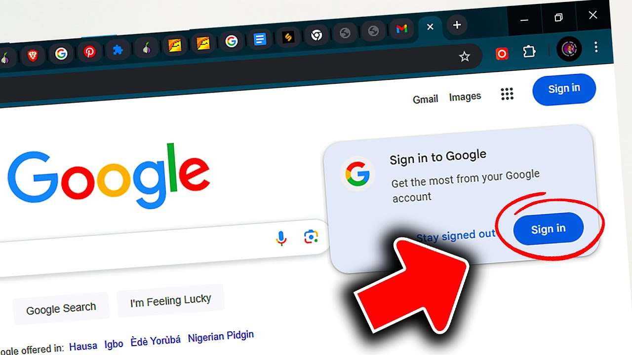 How to sign in Google Account on PC - YouTube
