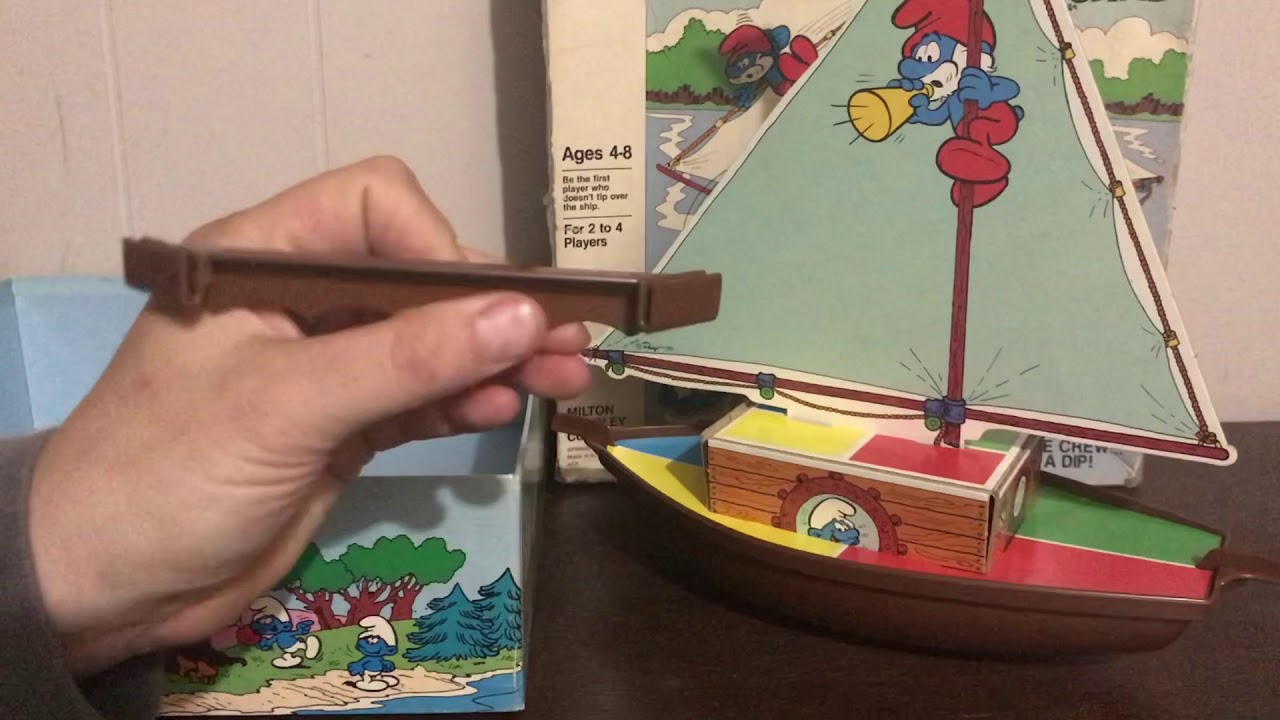 Retro Smurf Ahoy Boat Game - SLPA - Speech & Language ideas- 1982 Peyo ...