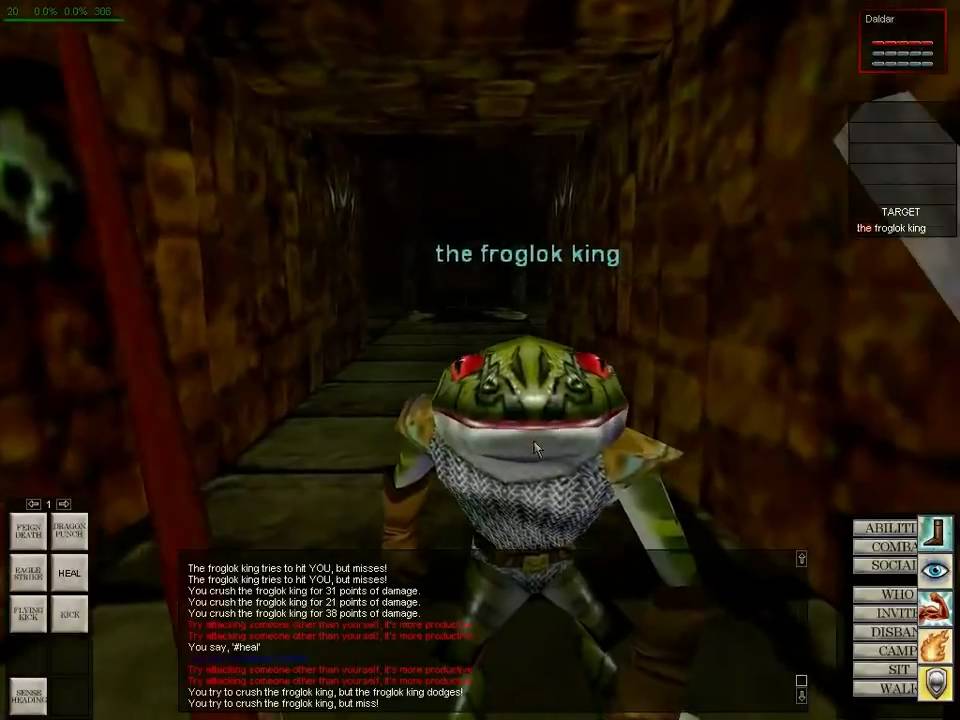 EQ Auditor - Monk breaking Froglock King Spawn - YouTube