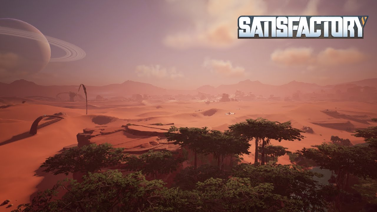 Building big Steel in the desert. - Ep20 of our Satisfactory ...