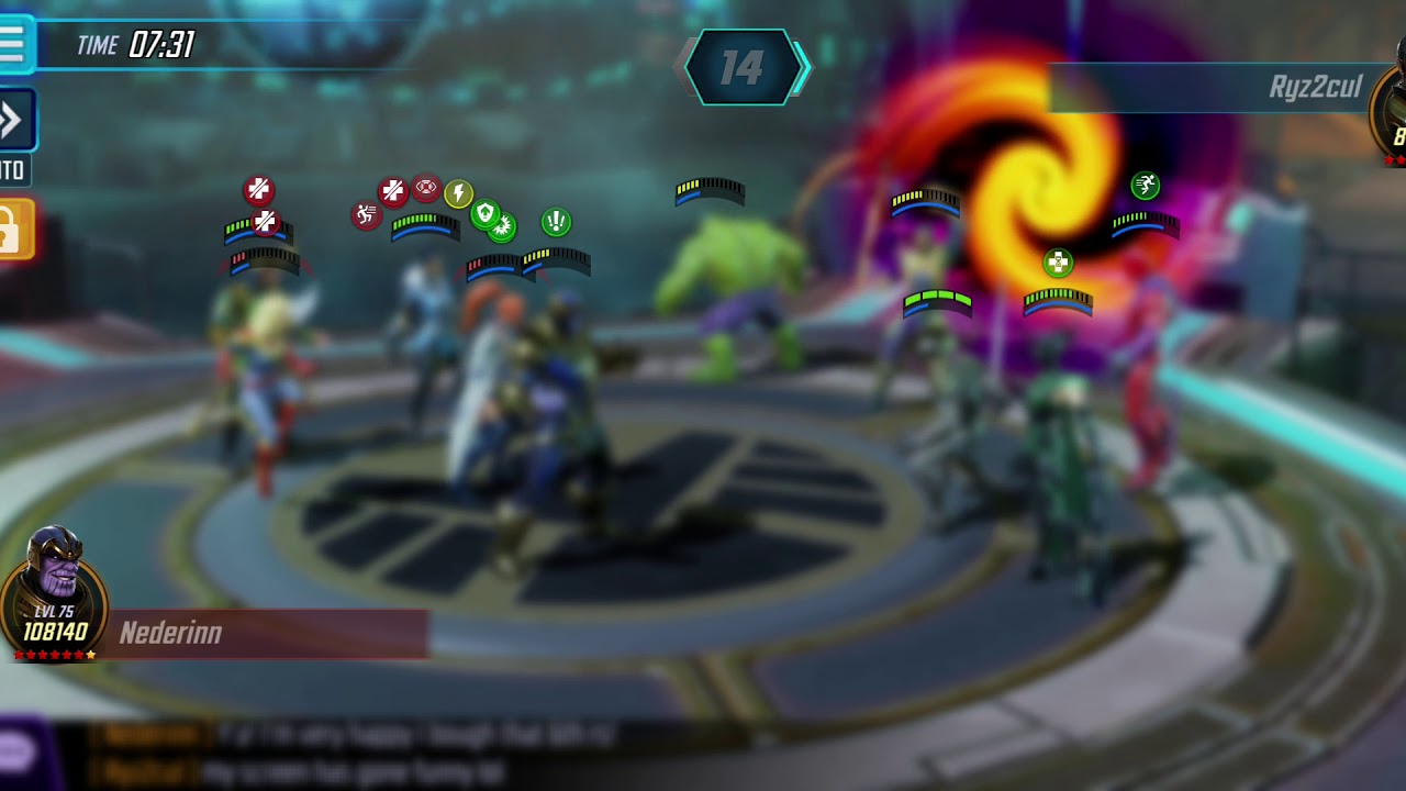 Marvel Strike Force - PvP Screen Blur.... Who won? - YouTube