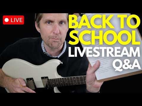 Back to School Livestream!
