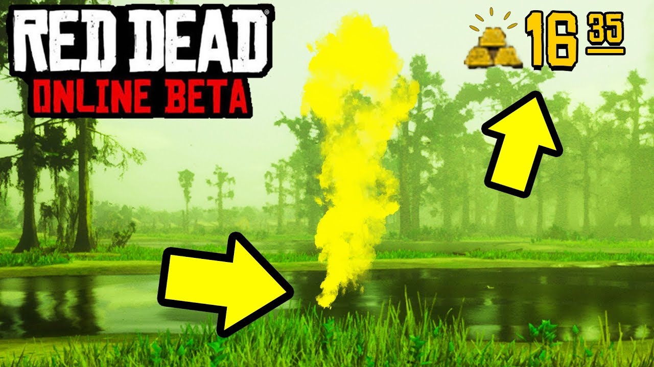 *SECRET* SWAMP LOCATION CONTAINS GOLD AND MONEY IN RDR2 ONLINE! RDR2 ...