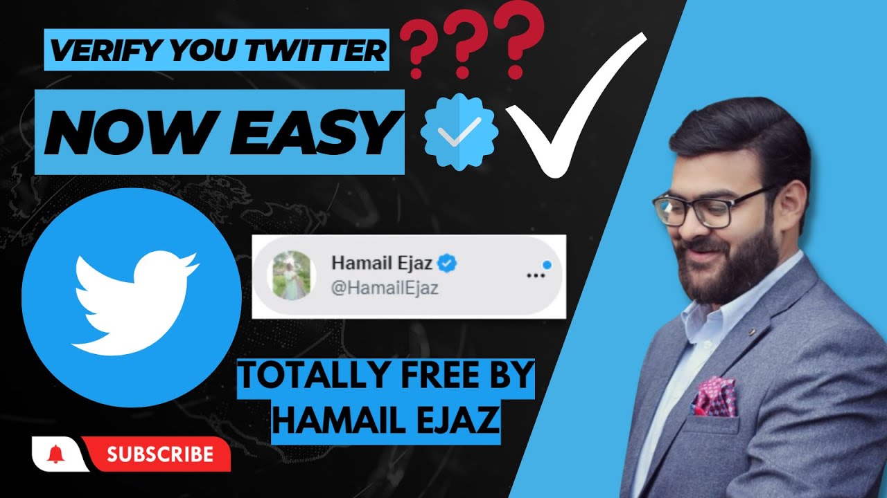 Verify Your Twitter Profile | Totally Free | Twitter Blue | Blue Badge | By Hamail Ejaz - YouTube
