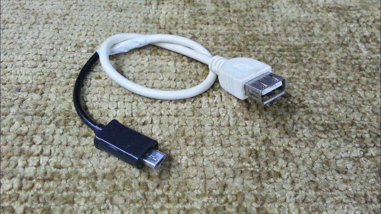 How to make OTG without Soldering - YouTube