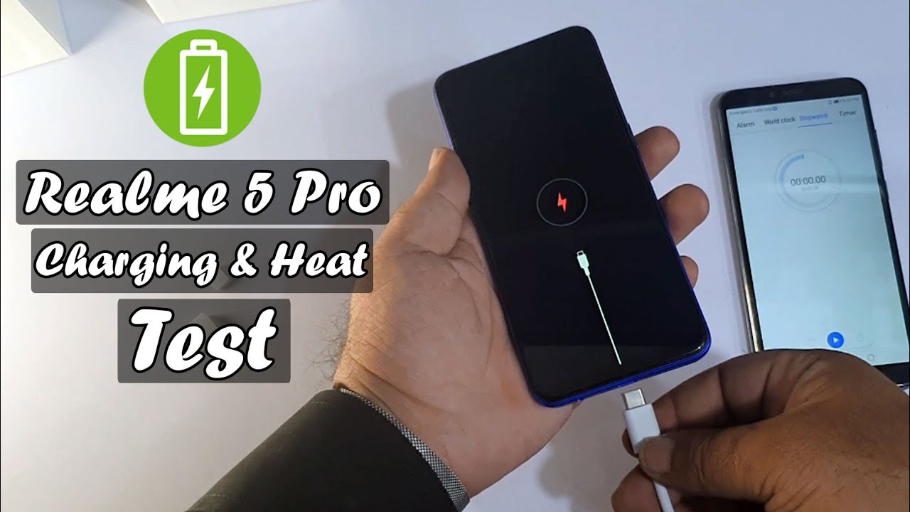 REALME 5 Pro BATTERY CHARGING & HEAT TEST ! LET SEE HOW MUCH IT TAKE ...