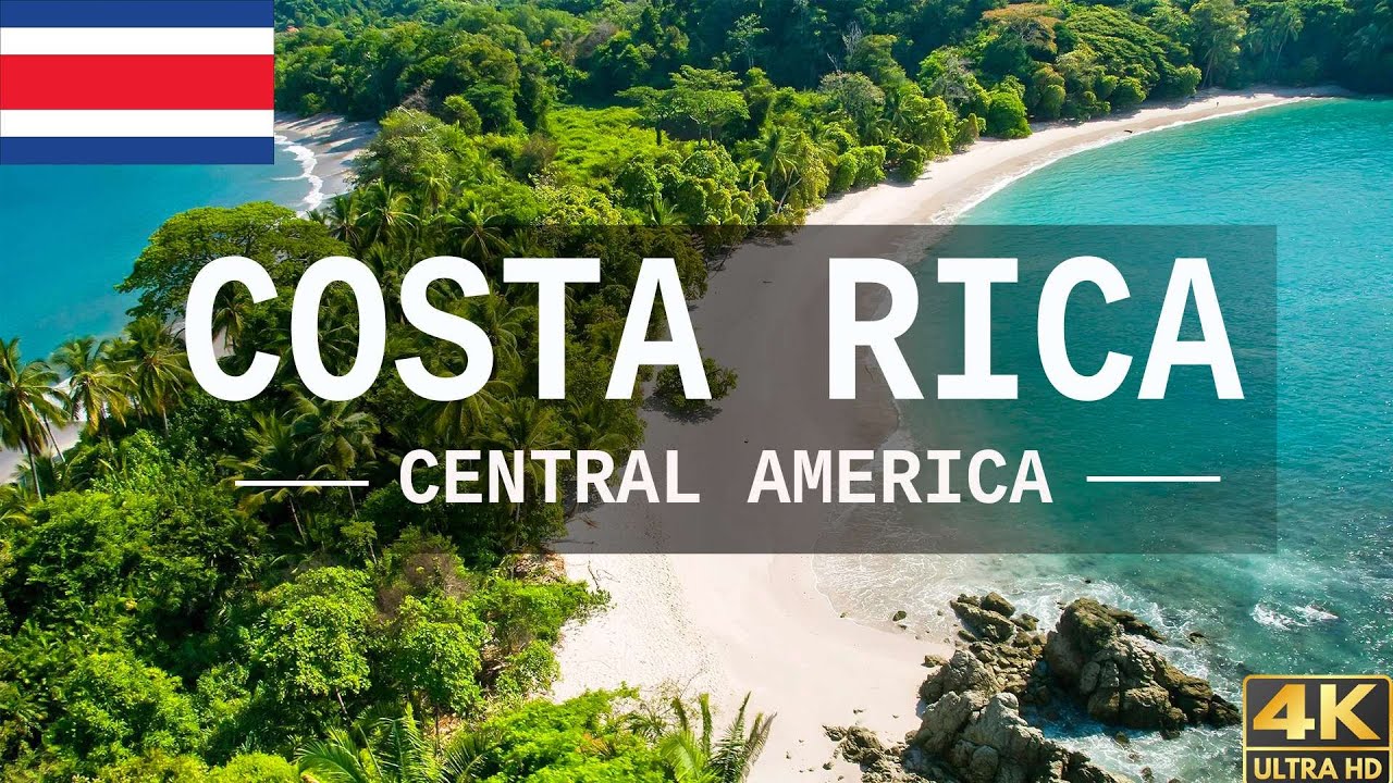 VOLANDO SOBRE COSTA RICA 4K | Increíble paisaje natural hermoso con ...