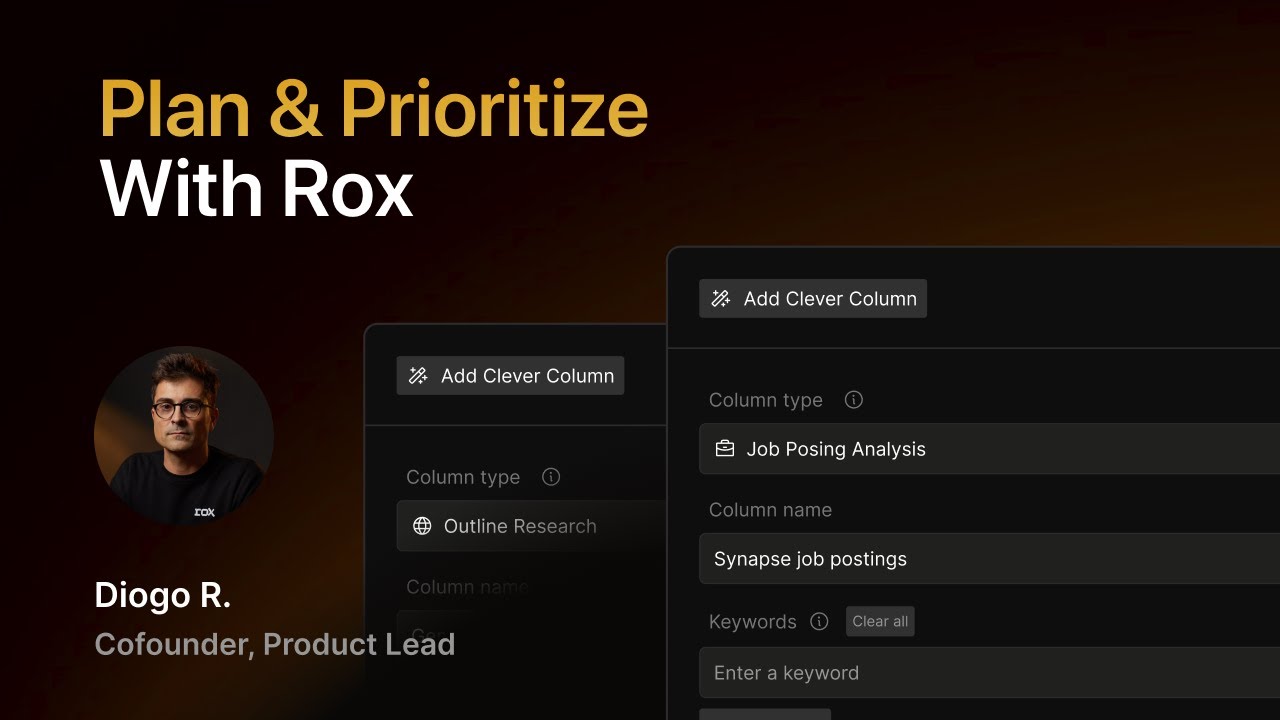 Prioritize Accounts and Territories with Rox AI Agents - YouTube
