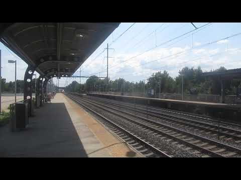 NJ Transit Bi-Level Deadhead Train With ALP-45A & Amtrak Keystone #649 at Hamilton - YouTube