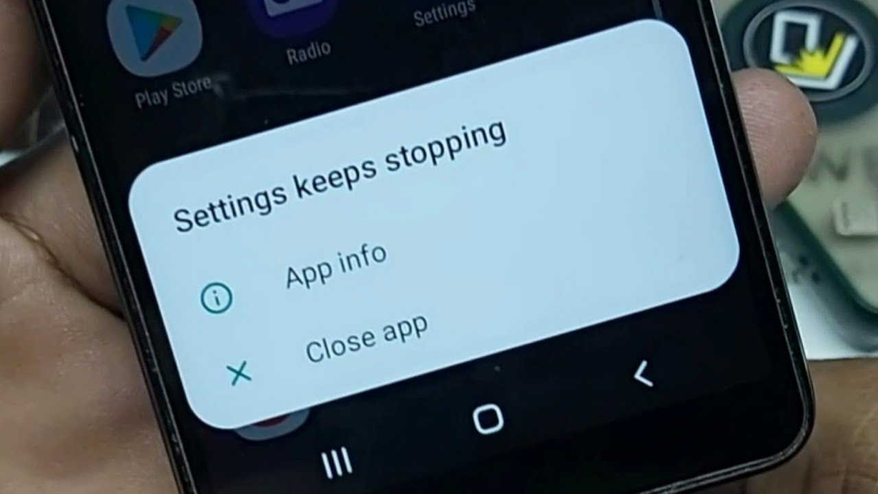 Setting keeps stopping Samsung 2022 - YouTube