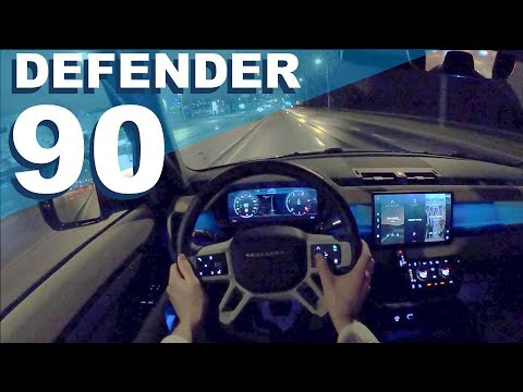 Land Rover Defender 90: POV Night Drive (Binaural Audio) - YouTube