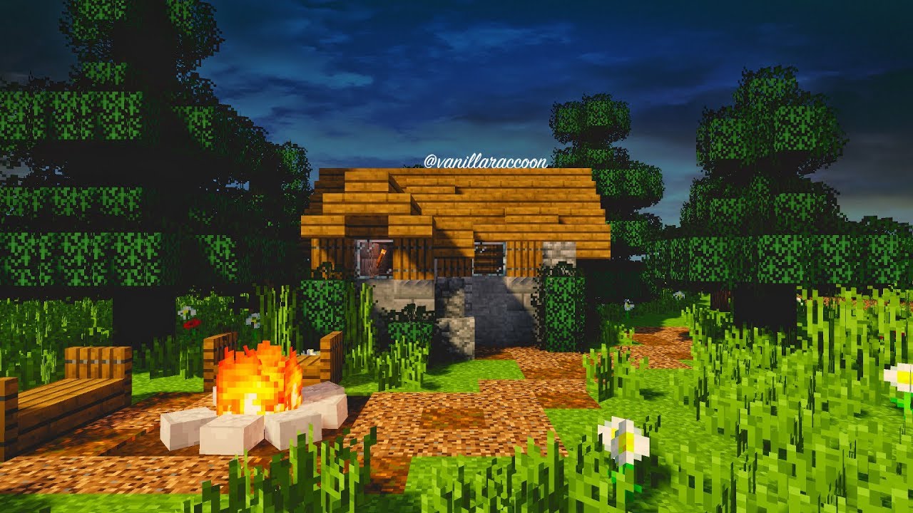 🌲🏠Rustic Taiga Starter House - Quick & Easy🏠🌲| Minecraft 1.13.1 Let's ...