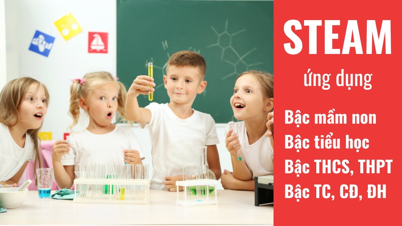 [STEM/STEAM] Giáo dục STEAM ứng dụng ở bậc mầm non, Tiểu học, Trung học Cơ sở, Trung học Phổ ...