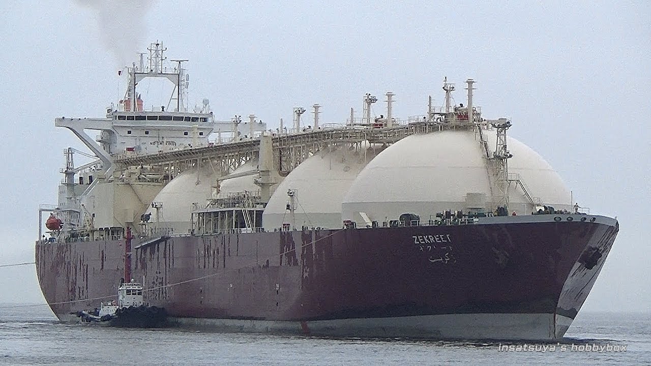 ZEKREET ゼクリート LNGタンカー LNG TANKER SHIP - YouTube